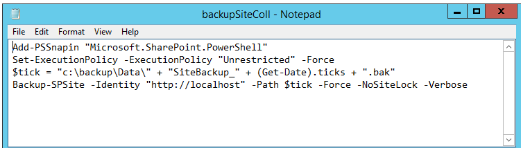 Intuitive SharePoint: Run PowerShell In Windows Task Scheduler