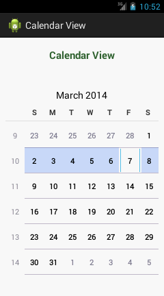 Android Application Development Beginner's Tutorial: How to Create CalendarView Functionality in ...