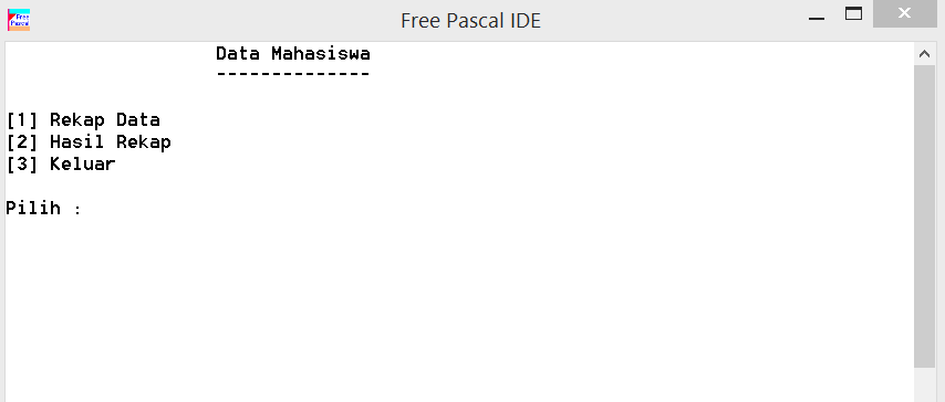 Array of Record Data Mahasiswa - MeganEko's Blog