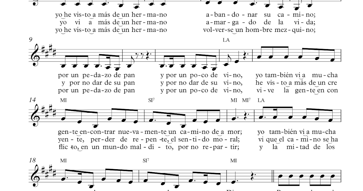 Por un pedazo de pan | Yo canto como David