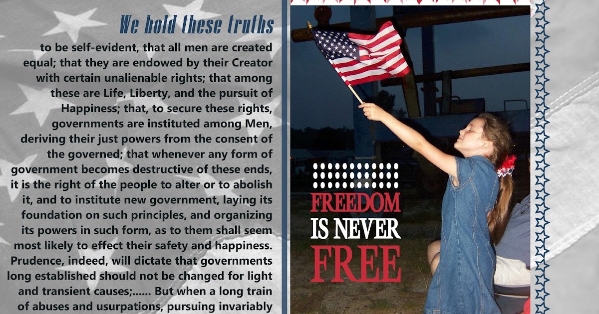 Trinity Designs: Freedom Isn't Free