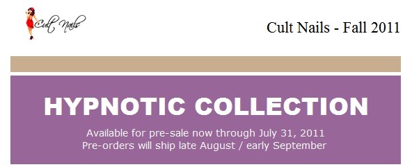 KellieGonzo: Cult Nails 'Hypnotic' Collection: Sneak Peek!