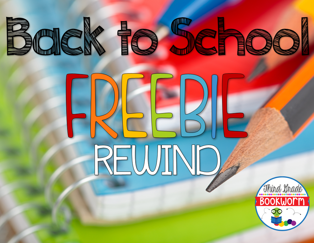 Back to School Freebie Rewind! #TBT - The Elementary Bookworm