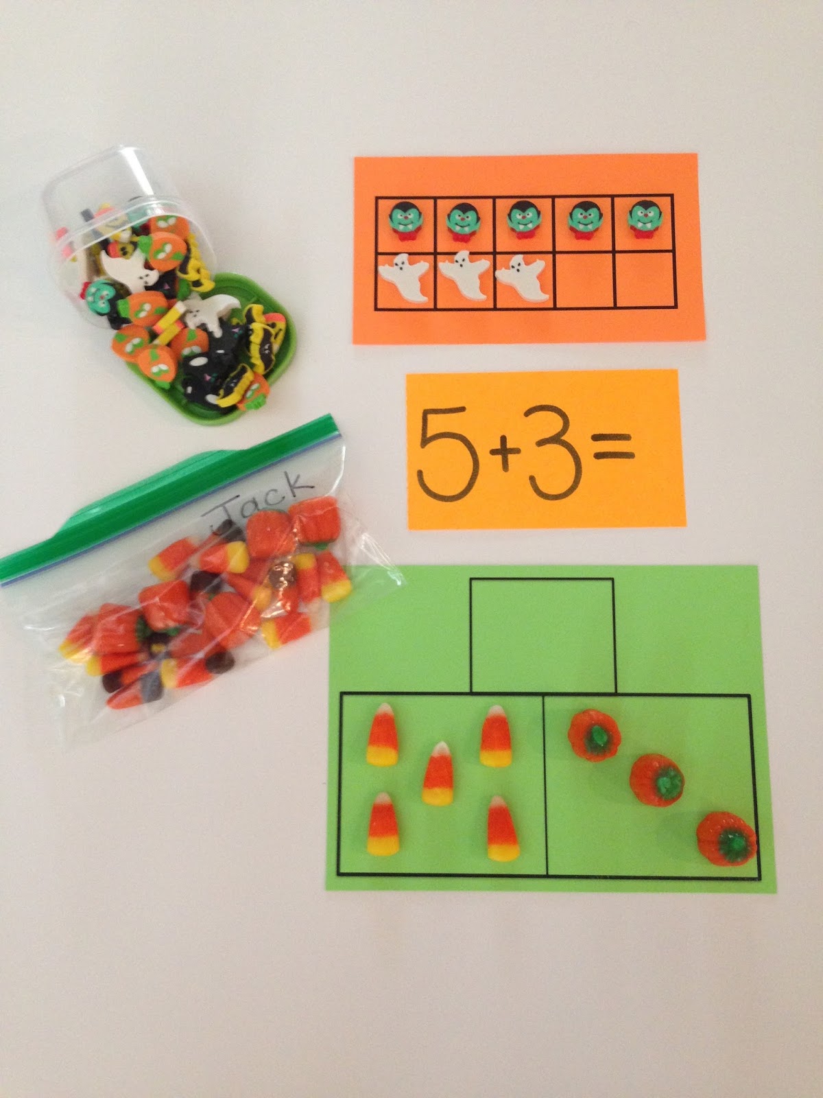 Addition and Subtraction {Fall, Pumpkins, Halloween} | TheHappyTeacher