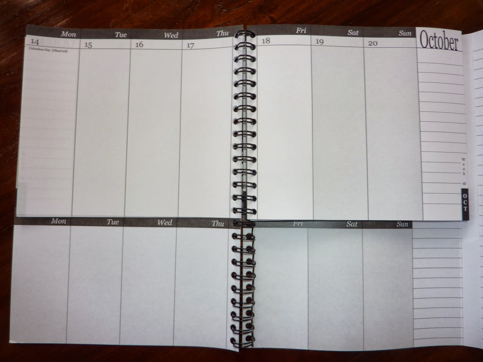 Plannerisms: WeekDate 2013-2014 Academic year planner!