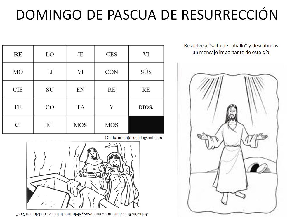Educar con Jesús: Resurrección y alegría