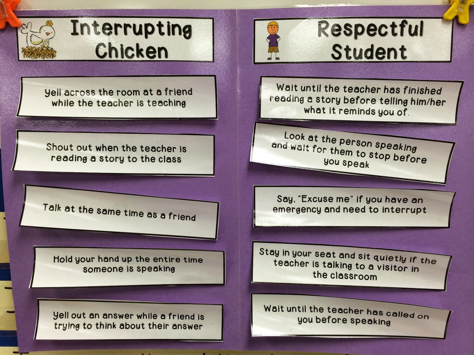 Ms. Sepp's Counselor Corner: Interrupting Chickens in Kindergarten