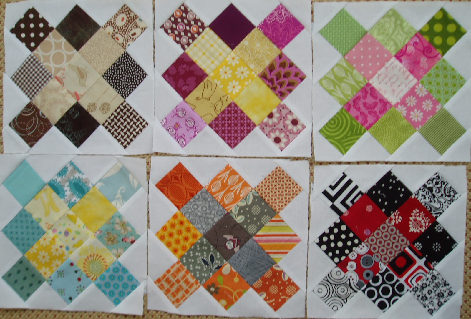 Patchwork de FUNKYPATCH: "Granny Squares"