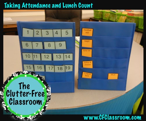 Attendance and Lunch Card Charts - classroom management series ...