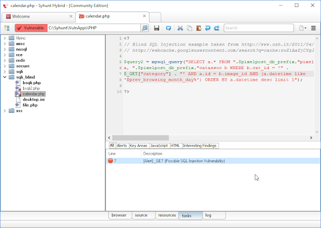 Syhunt Web Application Security Blog: Syhunt Community Edition Update 1 Released