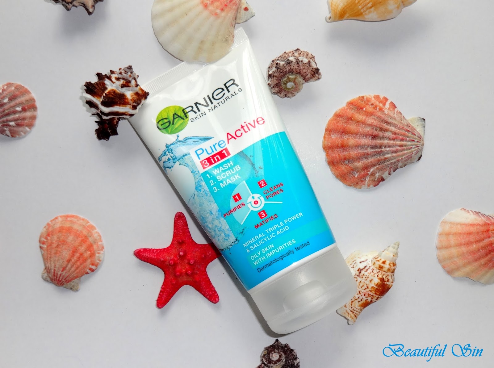 Garnier Pure Active 3 in 1 измиващ гел | Beautiful Sin