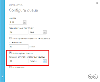 Duplicate Detection in Windows Azure Service Bus