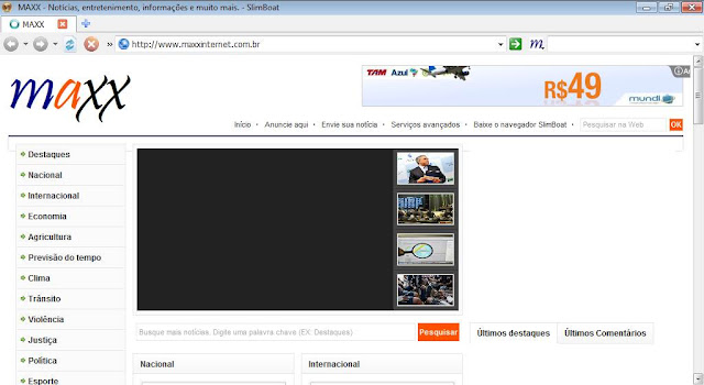 MAXX Networks (Brasil) apresenta navegador FlashPeak SlimBoat otimizado - Ouni.com.br