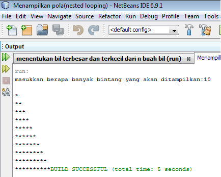 Materi Kuliah Teknik Informatika : Perulangan pada pada pemrograman java,contoh untuk ...