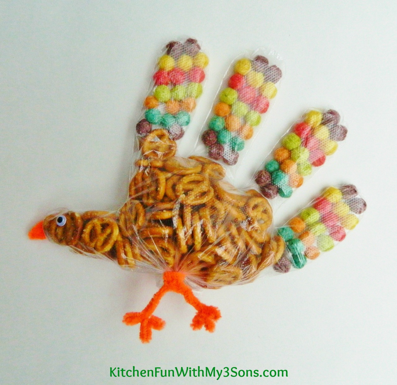 Kitchen Fun With My 3 Sons: Thanksgiving Turkey Snack Bags for Class ...
