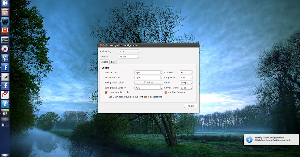 Configurable NotifyOSD Updated For Ubuntu 13.04 ~ Web Upd8: Ubuntu / Linux blog
