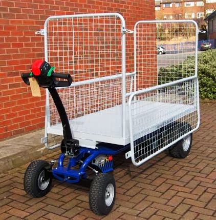 Material Handling Electric Carts: Zallys Jespi L electric platform trolley