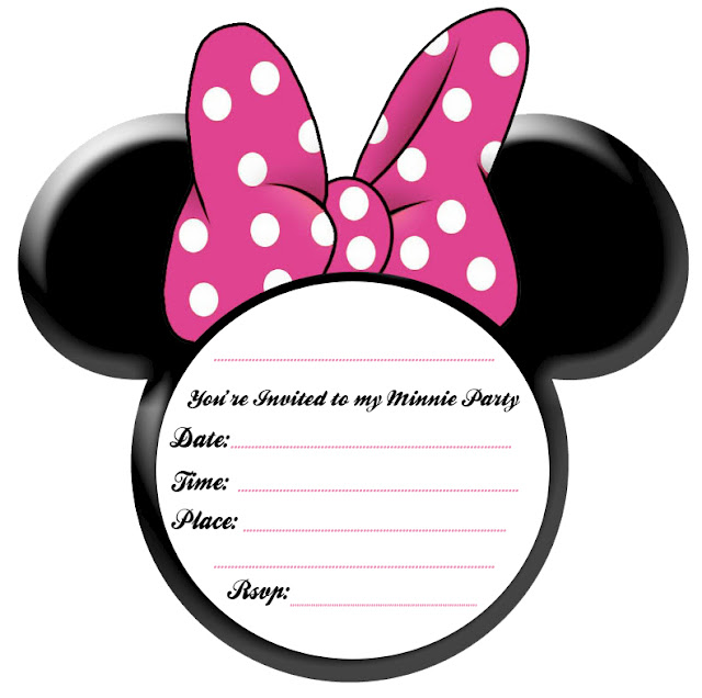 Minnie Mouse head template - Imagui