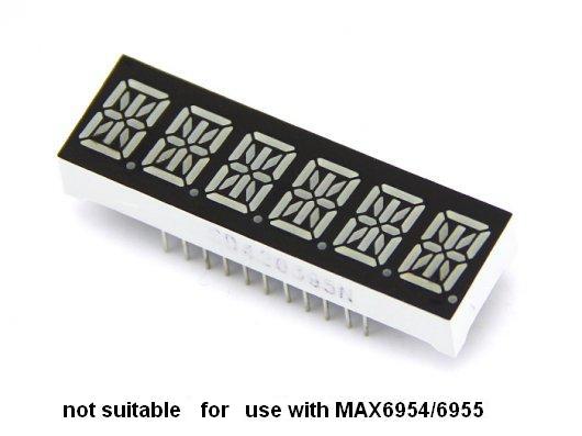 6 digit 16 segment display - LED ghosting - Displays - Arduino Forum