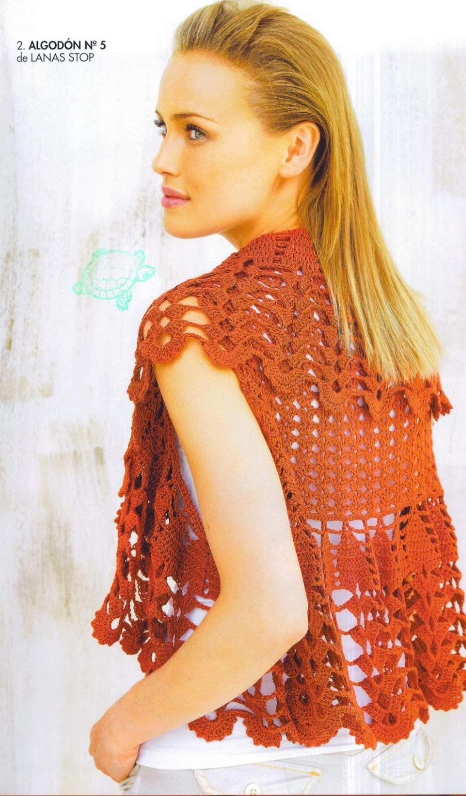Chaleco de ganchillo calado - Imagui