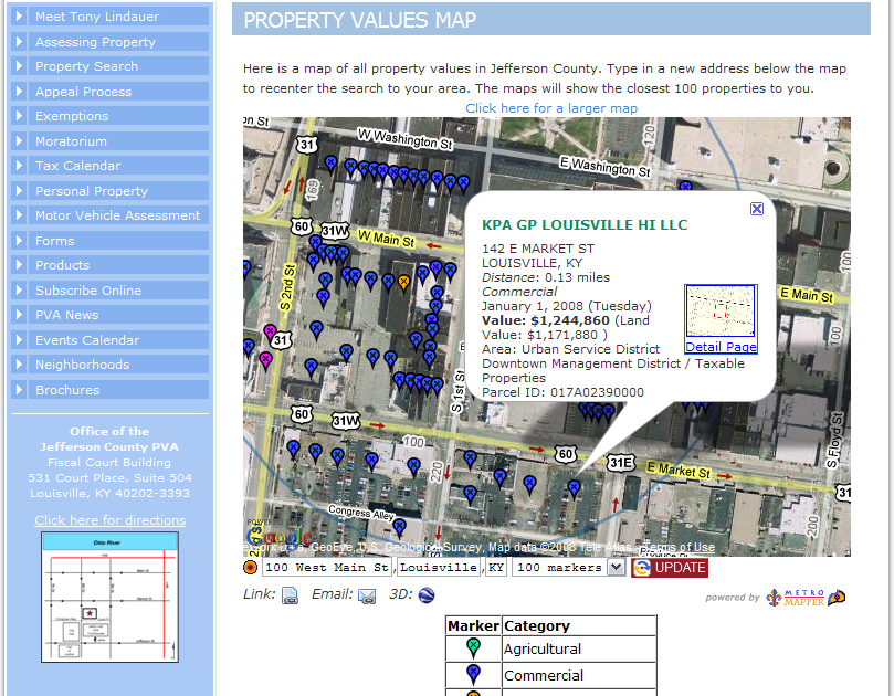 Metro Mapper Blog: Municipal Partnership: Jefferson County PVA and Metro Mapper