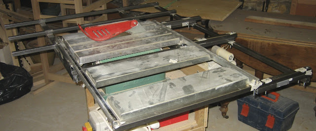 Table de scie circulaire pour kity 617 - la structure