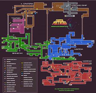 SuperMetroid DataBase: Super Metroid: Mapas
