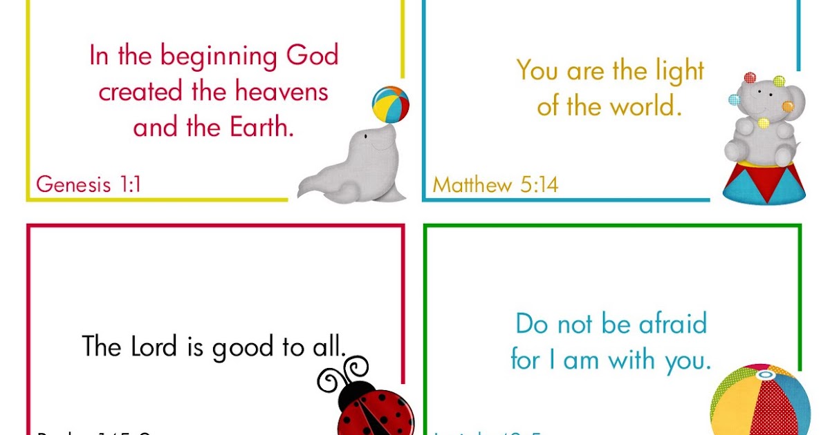 Cap Creations: Free Printable Lunchbox Bible Verse Cards