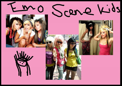 My Emo Hairstyle: Emo Scene Kids