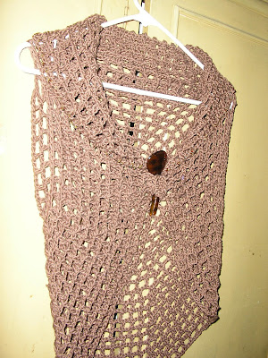 Chaleco redondo al crochet - Imagui