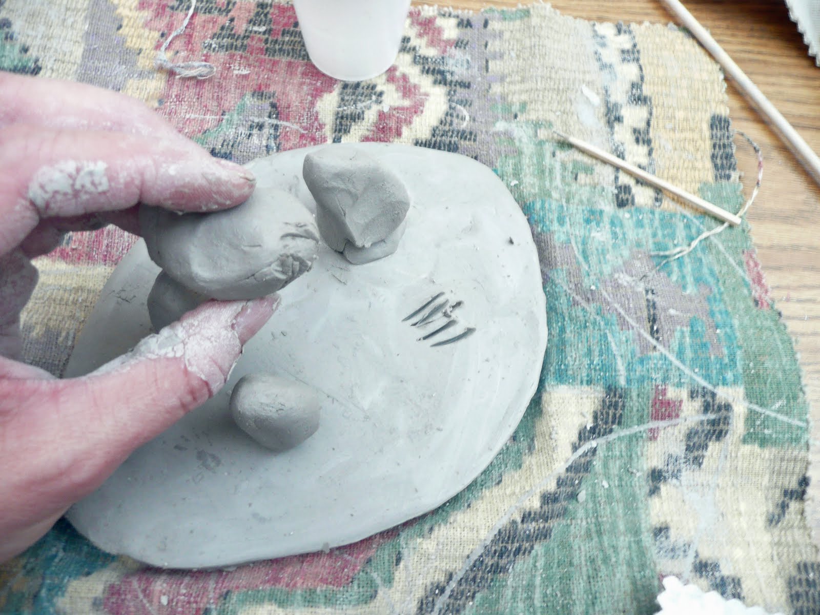 that artist woman: How to Make a Clay Polar Bear