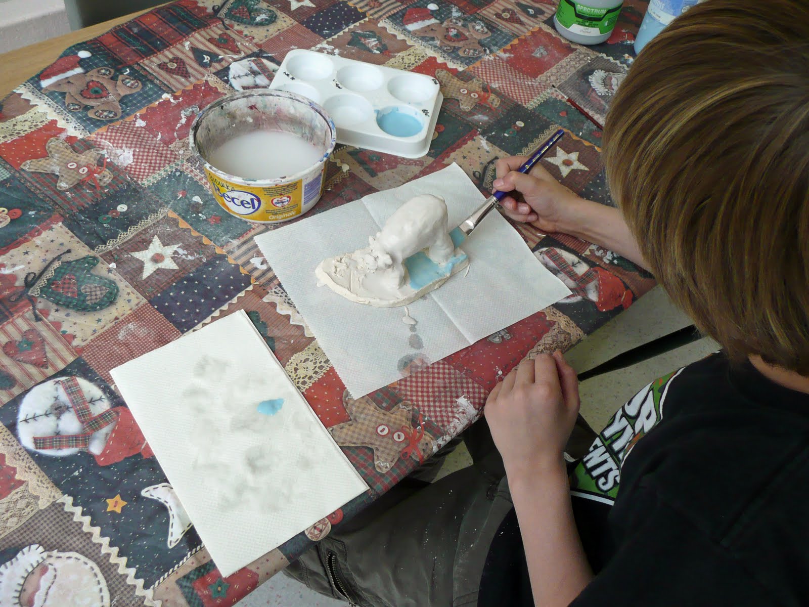 that artist woman: How to Make a Clay Polar Bear