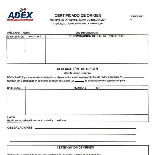 ALONSO: Cómo obtener un certificado de origen