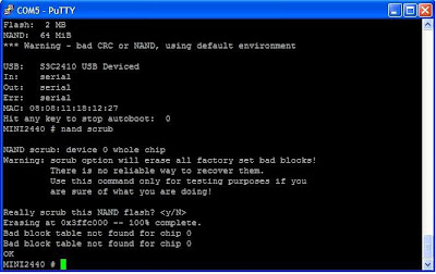 Application of Embedded Linux Base: Create Installation and Use uboot for mini2440