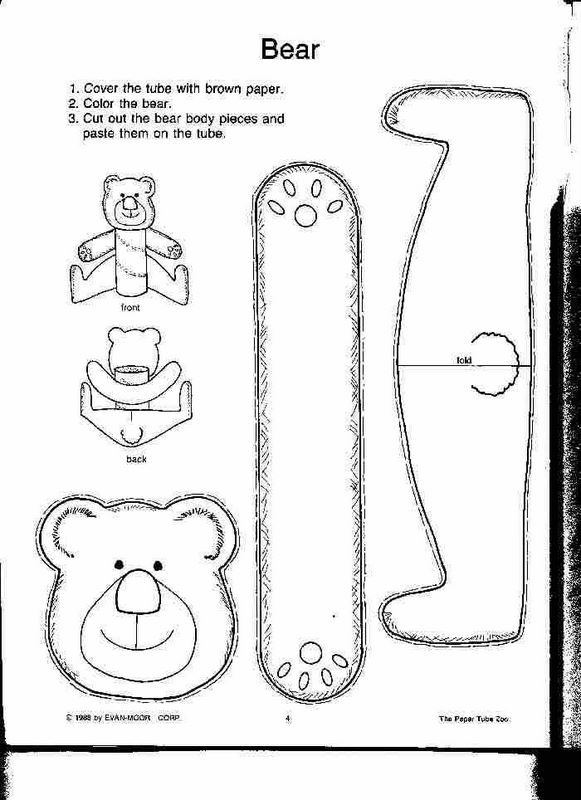 TOILET PAPER ROLL BEAR CRAFT Learningenglish esl toilet-paper-roll-bear-craft-learningenglish-esl