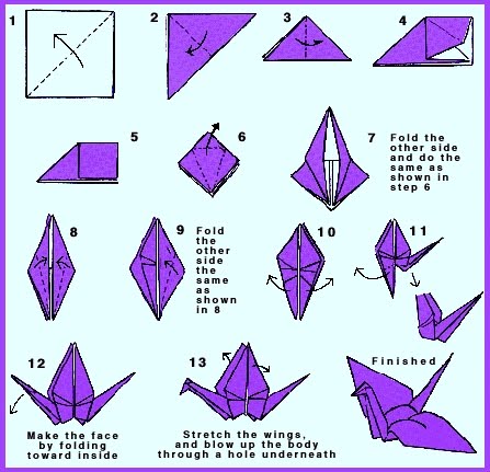 Como hacer origami con sus pasos - Imagui