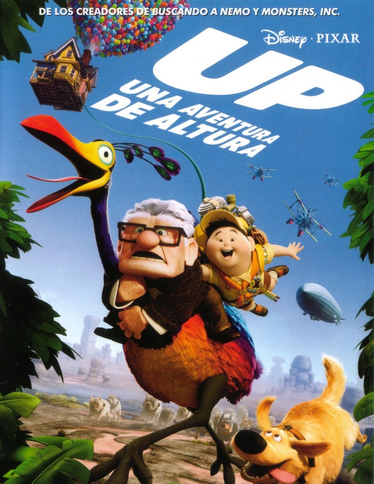 Peliculas Infantiles: UP - UNA AVENTURA DE ALTURA [2009] DVDRIP LATINO