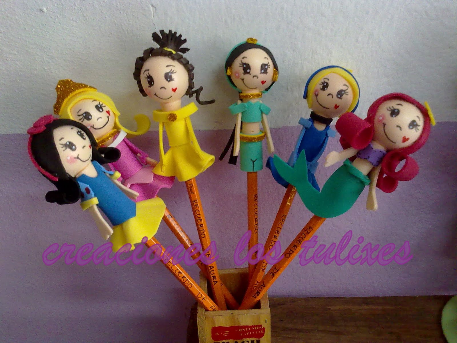 Fofuchas de princesas - Imagui