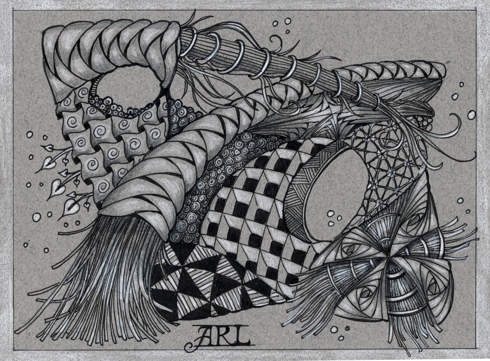 Art Unstructured Zentangle art-unstructured-zentangle