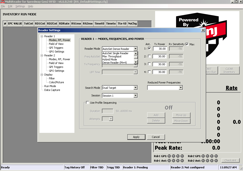 Optimizing Tag Throughput Using ReaderMode – Impinj Support Portal