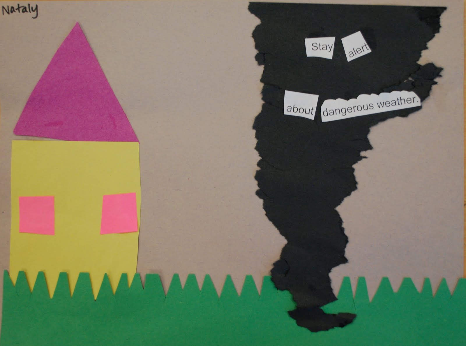 Adventures of an Art Teacher: 1st Grade Tornado Safety