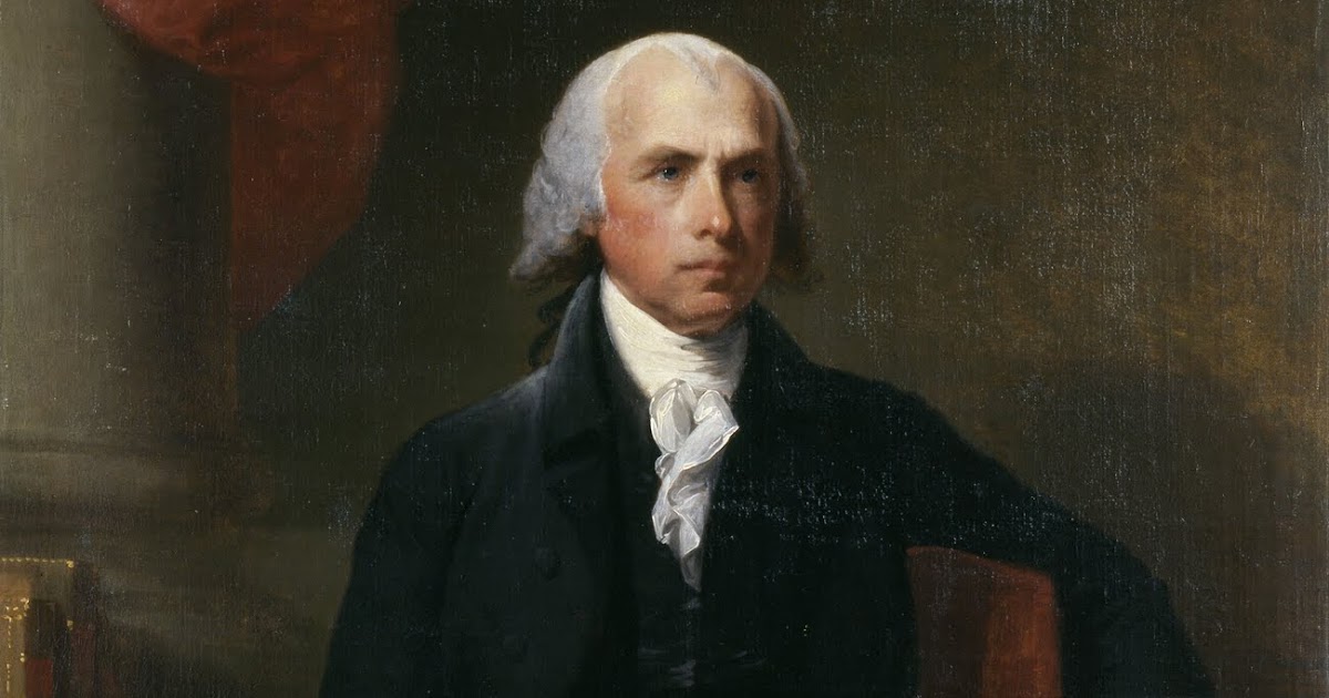 Gilbert Stuart: James Madison finishes the Constitution in September ...