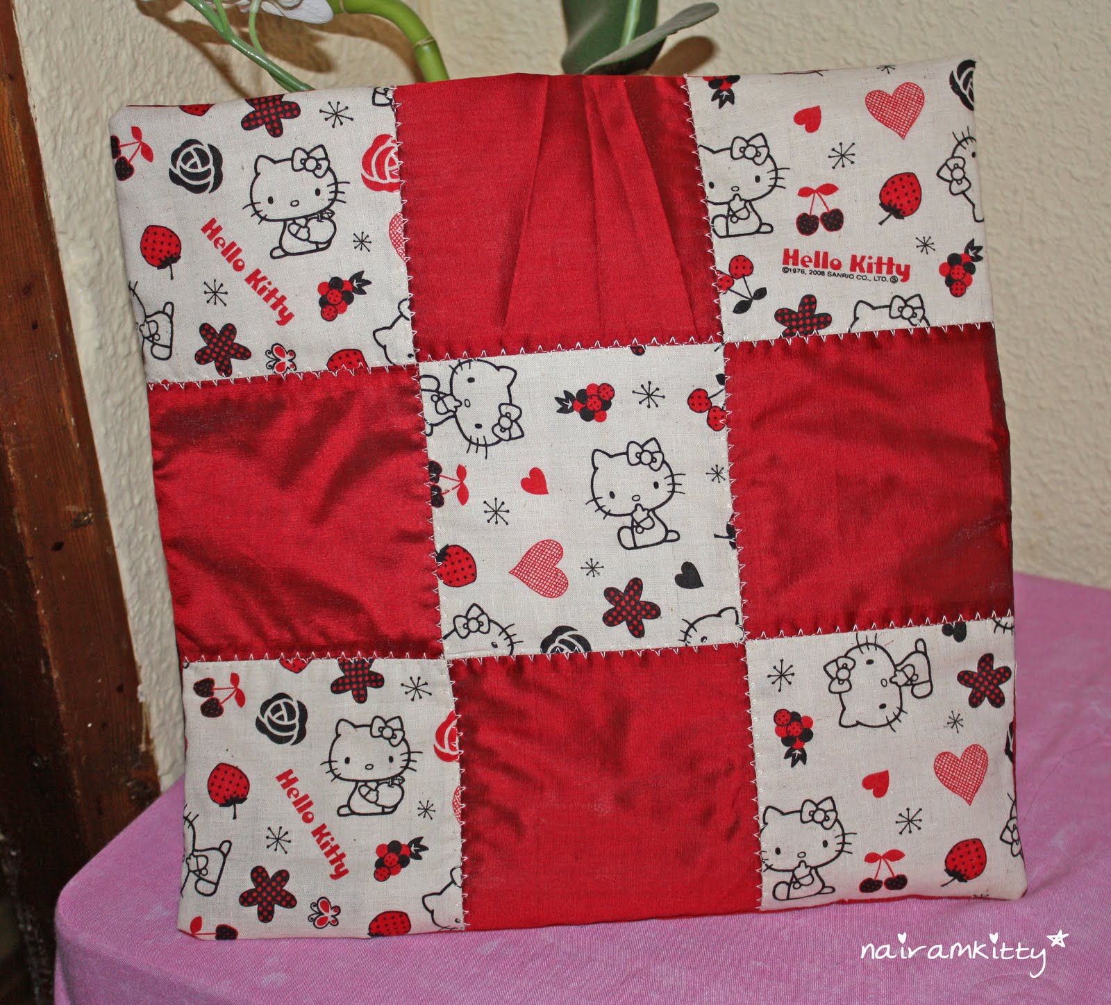 Cojin en patchwork - Imagui