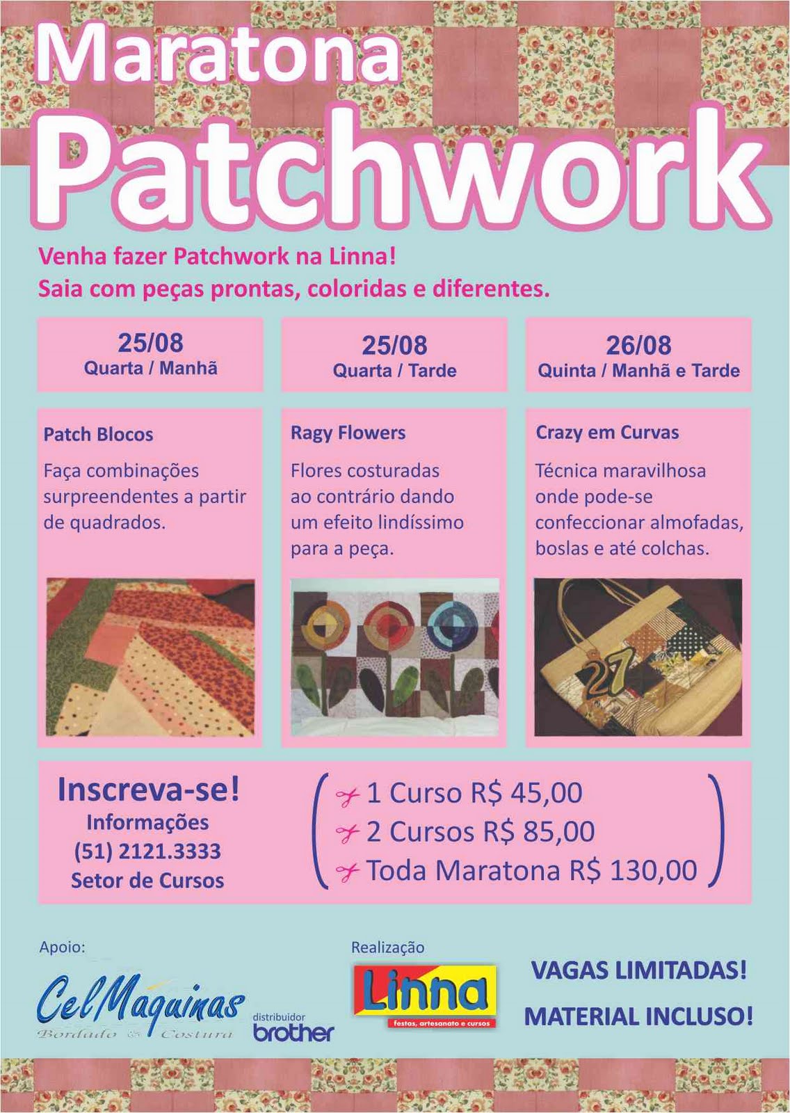 MARATONA PATCHWORK - Lojas Linna