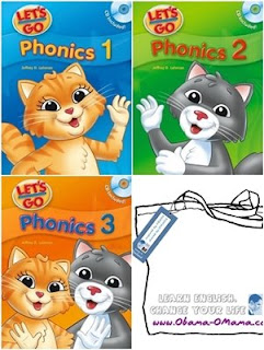 Free English Learning Resources: Let's Go Phonics series 1-2-3 (Book+Audio)