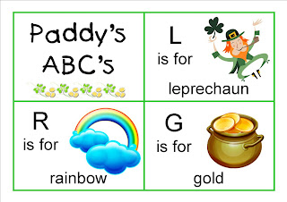 St Patrick's Day Printable: Paddy's ABC