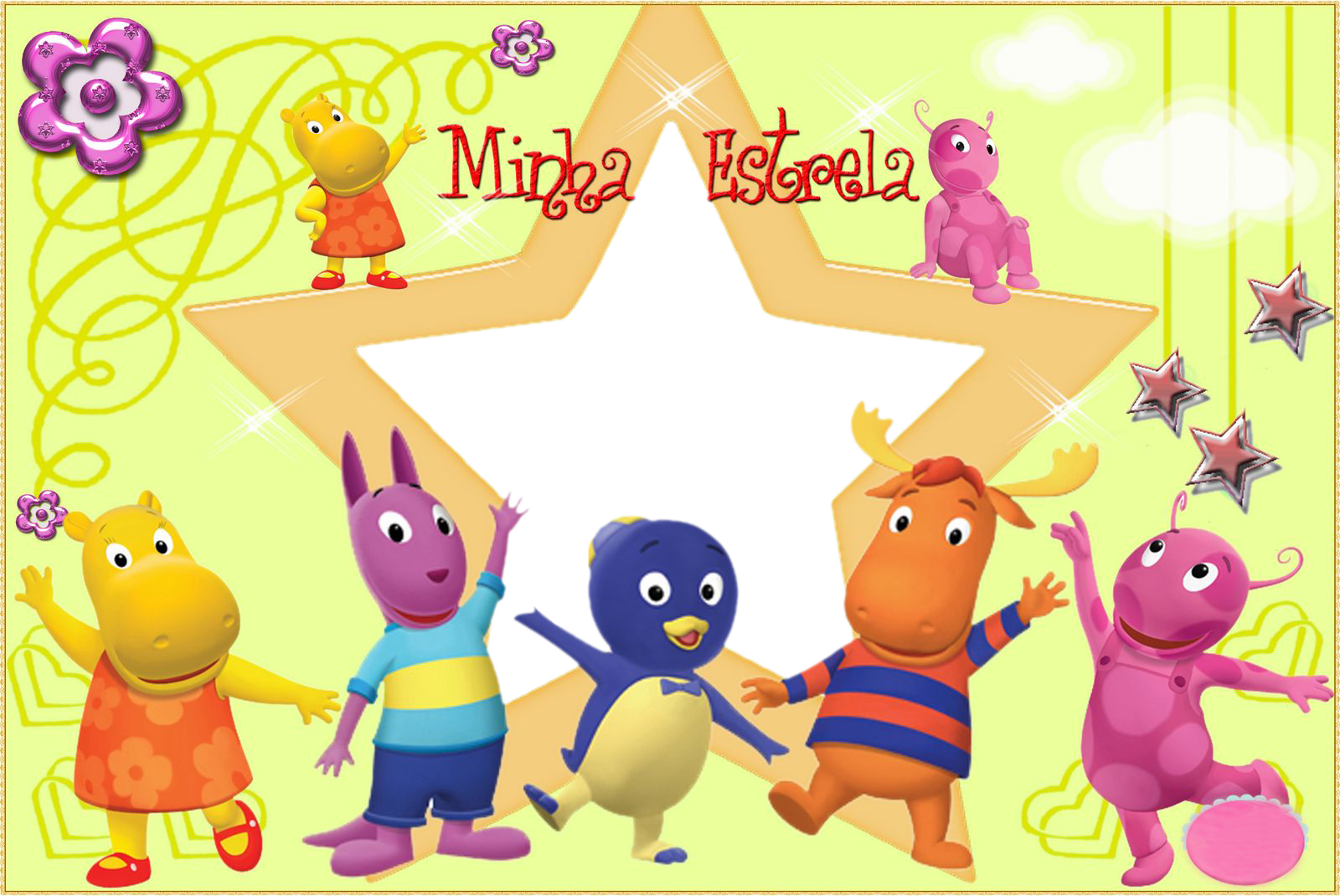 Molduras de Backyardigans - Imagui