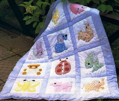 Mantas para bebé patchwork - Imagui