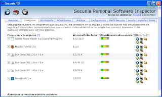Audita tu PC con Secunia PSI ~ Security By Default