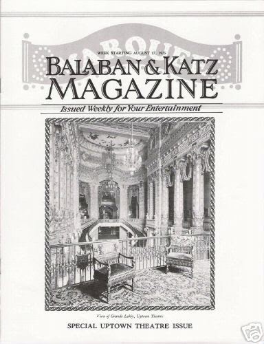 Uptown Chicago History: 1977 Theatre Historical Society Magazine on the Uptown Theatre